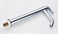 China SUS304 Stainless Steel Single Hole Basin Faucet Chrome 1.2 GPM for sale