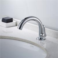 China Brass Single Cold Water Basin Tap Bathroom Faucet 1.2GPM Chrome for sale