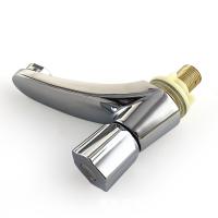 China Zinc Stylish  Bathroom Single Cold Water Basin Taps In Chrome for sale