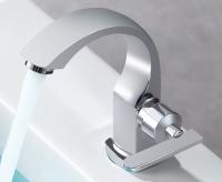 China Low Arc Stainless Steel Single Cold Water Basin Tap 1.2GPM for sale