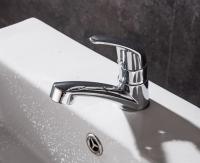 China Zinc Chrome Basin Tap Single Hole Bathroom Faucet Cold Water 1.2GPM for sale