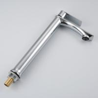 China Zinc Vessel Basin Faucet Chrome Single Cold Water Bathroom Tap 1.2 GPM for sale