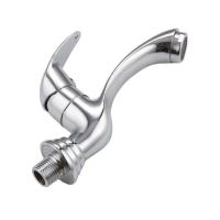 China ODM Single Cold Water Basin Tap Zinc Wall Mounted Vanity Basin Taps for sale