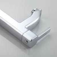 China Square Single Cold Water Basin Tap Chrome Bathroom Vessel Sink Faucet 1.2GPM for sale