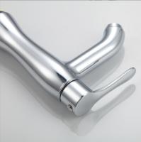 China Ergonomic Lavatory Single Cold Water Basin Taps Zinc Lever Handle for sale