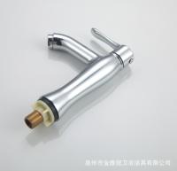 China Ergonomic Lavatory Single Cold Water Basin Taps Zinc Lever Handle for sale