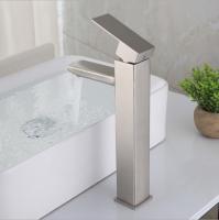 China SUS304 Stainless Steel Single Hole Vessel Basin Mixer Faucet Chrome Matte Black Gold 1.2GPM for sale