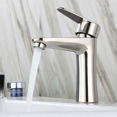 China SUS304 Stainless Steel Single Hole Single Handle Basin Mixer Matte Black 1.2GPM for sale
