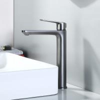 China SUS304 Stainless Steel Single Hole Basin Mixer 1.2GPM Chrome Matte Black Gold for sale