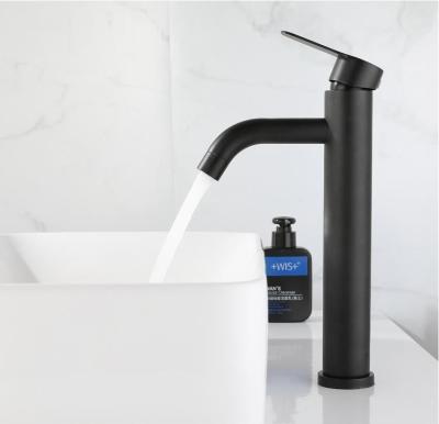 China SUS304 Stainless Steel Single Hole Basin Mixer 1.2GPM Chrome Matte Black Gold for sale