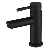 China SUS304 Stainless Steel Single Hole Single Handle Basin Mixer 1.2GPM Matte Black for sale