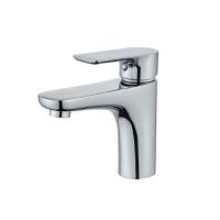 China Brass Single Hole Single Handle Basin Mixer Tap in Chrome for sale