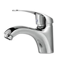 China Brass Single Hole Single Handle Basin Mixer Tap in Chrome for sale