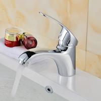 China Brass Single Hole Single Handle Basin Mixer Tap in Chrome for sale