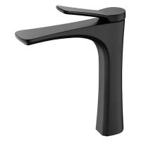 China Brass Modern Single Hole Single Handle Basin Mixer Chrome Matte Black Gold Grey 1.2GPM for sale