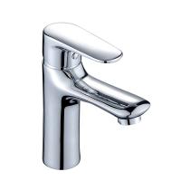 China Brass Single Hole Single Handle Basin Mixer Tap In Chrome for sale