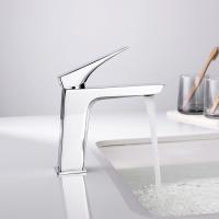 China Hotel Villa Stainless Steel Mixer Tap Single Lever Basin Faucet 1.2GPM for sale