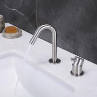 China SUS304 Stainless Steel Single Hole Single Handle Basin Mixer Chrome Matte Black Gold 1.2GPM for sale
