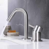 China SUS304 Stainless Steel Single Hole Single Handle Basin Mixer Chrome Matte Black Gold 1.2GPM for sale