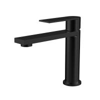 China SUS304 Stainless Steel Single Hole Basin Mixer Matte Black 1.2GPM for sale