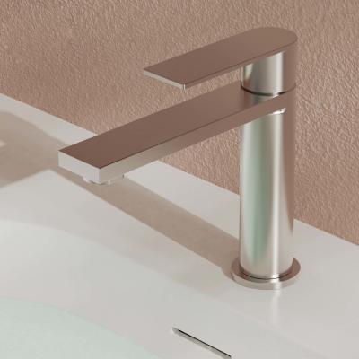 China SUS304 Stainless Steel Single Hole Basin Mixer Matte Black 1.2GPM for sale