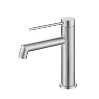 China SUS304 Stainless Steel Single Hole Single Handle Basin Mixer 1.2GPM Matte Black for sale