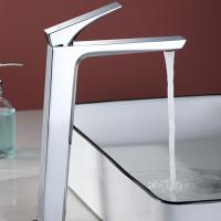China Brass Vessel Single Hole Single Handle Basin Mixer Tap in Chrome for sale