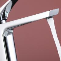 China Brass Vessel Single Hole Single Handle Basin Mixer Tap in Chrome for sale