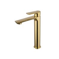 China Brass Single Hole Basin Mixer Tap Chrome Matte Black 1.2GPM 60PSI for sale