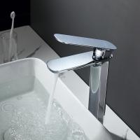 China Brass Vessel Single Hole Single Handle Basin Mixer Tap in Chrome for sale