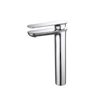 China Brass Vessel Single Hole Single Handle Basin Mixer Tap in Chrome for sale