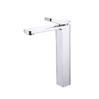 China Brass Vessel Single Hole Single Handle Basin Mixer Tap in Chrome for sale