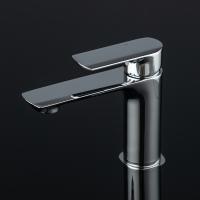 China Brass Modern Single Hole Single Handle Basin Mixer Chrome Matte Black Gold Grey 1.2GPM for sale