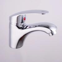 China Brass Single Hole Single Handle Basin Mixer In Chrome for sale
