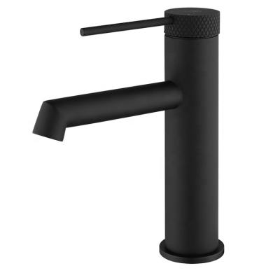 China Brass Modern Single Hole Single Handle Basin Mixer In Chrome Matte Black Gold Grey for sale
