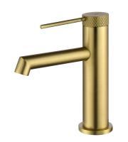 China Brass Modern Single Hole Single Handle Basin Mixer In Chrome Matte Black Gold Grey for sale