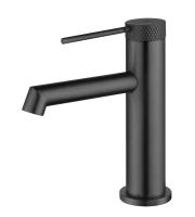 China Brass Modern Single Hole Single Handle Basin Mixer In Chrome Matte Black Gold Grey for sale