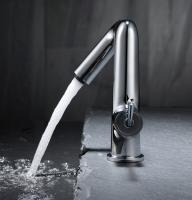 China Brass Modern Single Hole Single Handle Basin Mixer In Chrome Matte Black Gold Grey for sale