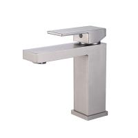 China Brass Modern Single Hole Single Handle Basin Mixer in Chrome SN for sale