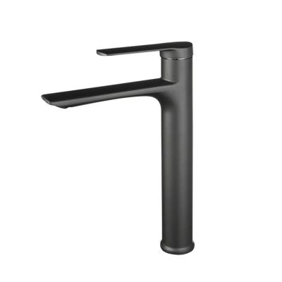 China Zinc Modern Single Handle Basin Mixer Chrome Vessel Sink Faucet 1.2GPM 60PSI for sale
