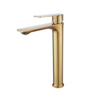China Zinc Modern Vessel Sink Faucet Chrome 1.2GPM Ceramic Cartridge Basin Mixer Tap for sale