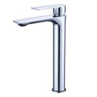 China Zinc Modern Vessel Sink Faucet Chrome 1.2GPM Ceramic Cartridge Basin Mixer Tap for sale