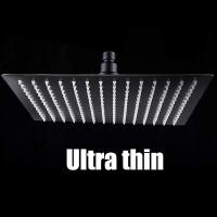 China Matte Black Luxury Rain Shower Faucet Set 8-16 Inch Ceiling Mount 1.8GPM for sale