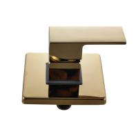 China Chrome Matte Black Square Shower Handle Pressure Balanced 1/2 In Rough In Valve Trim Kit for sale