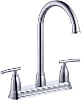 China 8'' Centerset Kitchen Sink Faucets Two Handles OEM ODM Quick Installation for sale