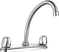 China Villa Apartment 8 Inch Centerset Kitchen Faucet Lever Handle for sale
