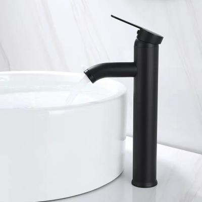 China SUS304 Stainless Steel Vessel Single Handle Basin Mixer Deck Mounted for sale