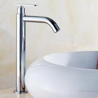 China SUS304 Stainless Steel Single Hole Basin Faucet Chrome 1.2 GPM for sale