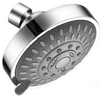 China 4Inch Single Wall Mounted Shower Head Adjustable Ball Joint In Chrome for sale