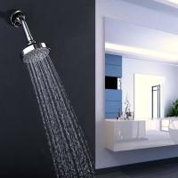 China 1.8GPM High Pressure Rain Shower Head Chrome Fixed Shower Head Wall Mounted for sale